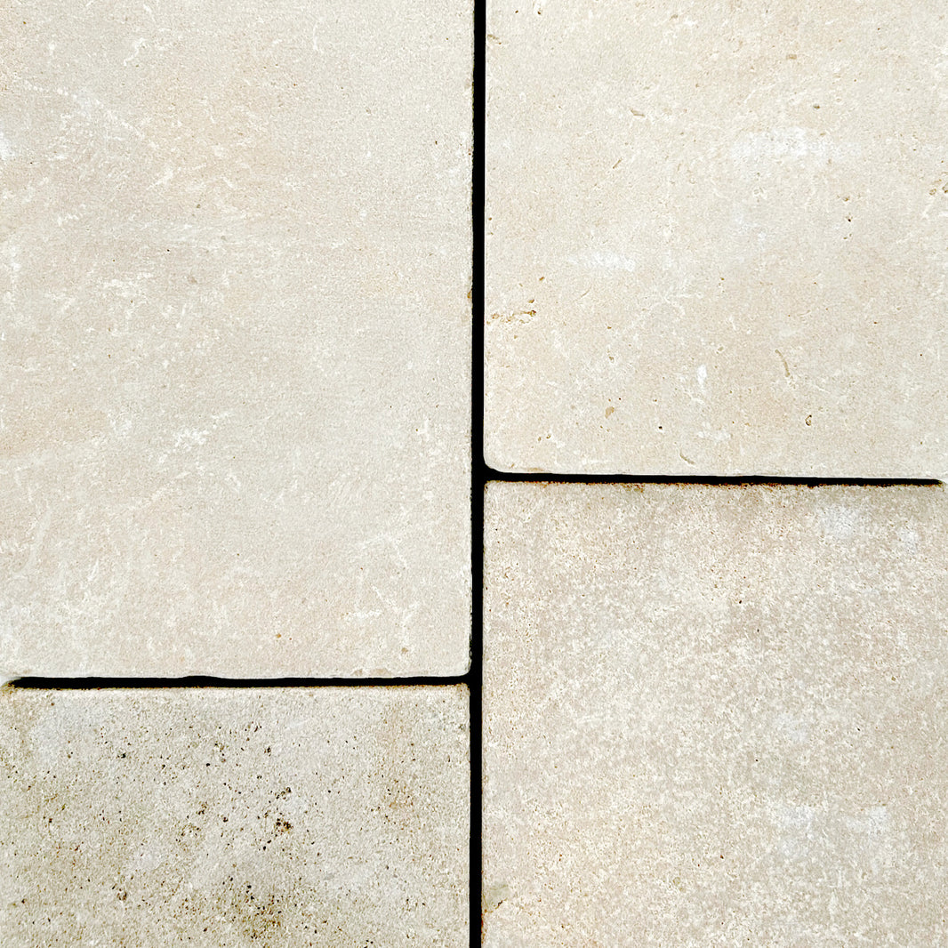 Tumbled limestone tiles – Leigh Vaeth | Tile + Stone