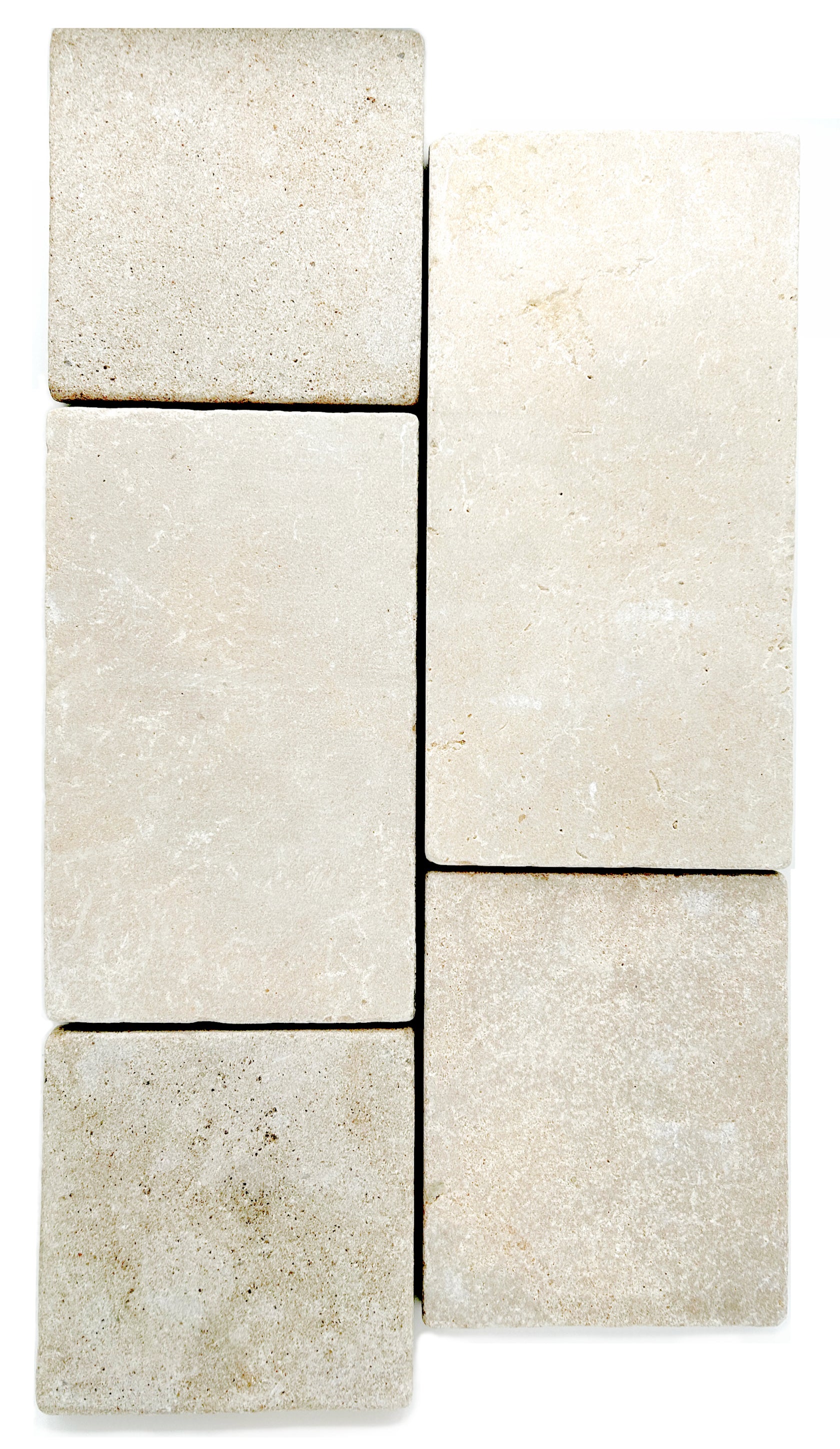 6x Random Length Beige Cobblestone | Limestone Tiles – Leigh Vaeth ...